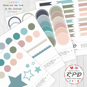 Circular Scalloped Frames Digital Clip Art Set, Vintage Style, Neutral ...