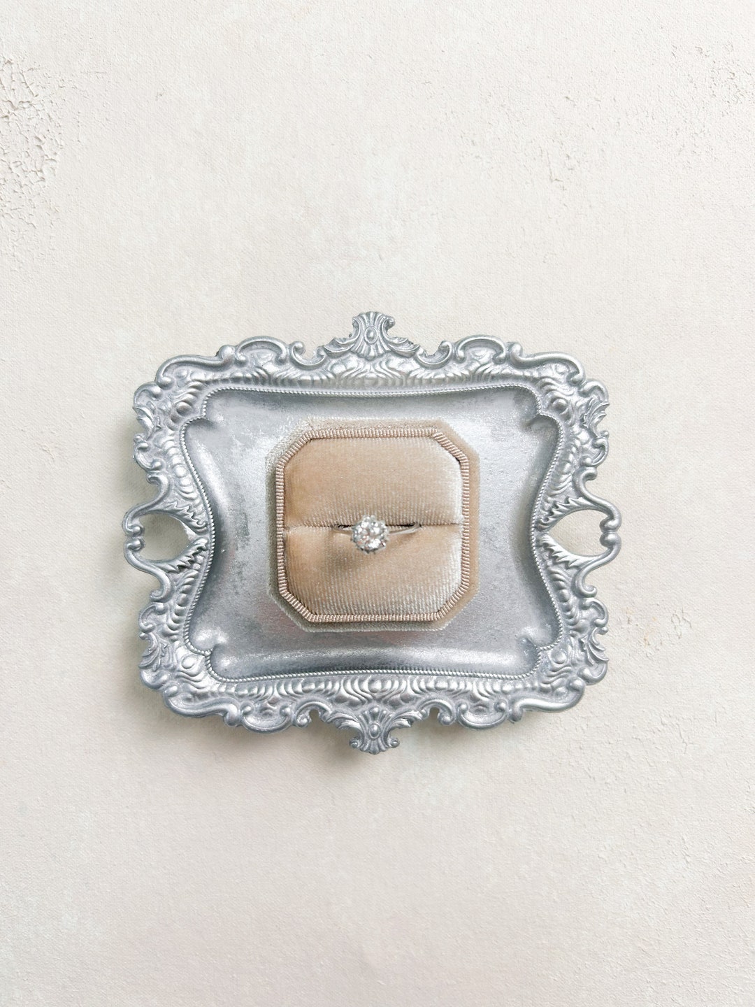 Vintage Silver Ring Dish | Ornate Styling Tray - Etsy