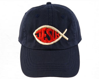 Jesus Fish Hat - Etsy
