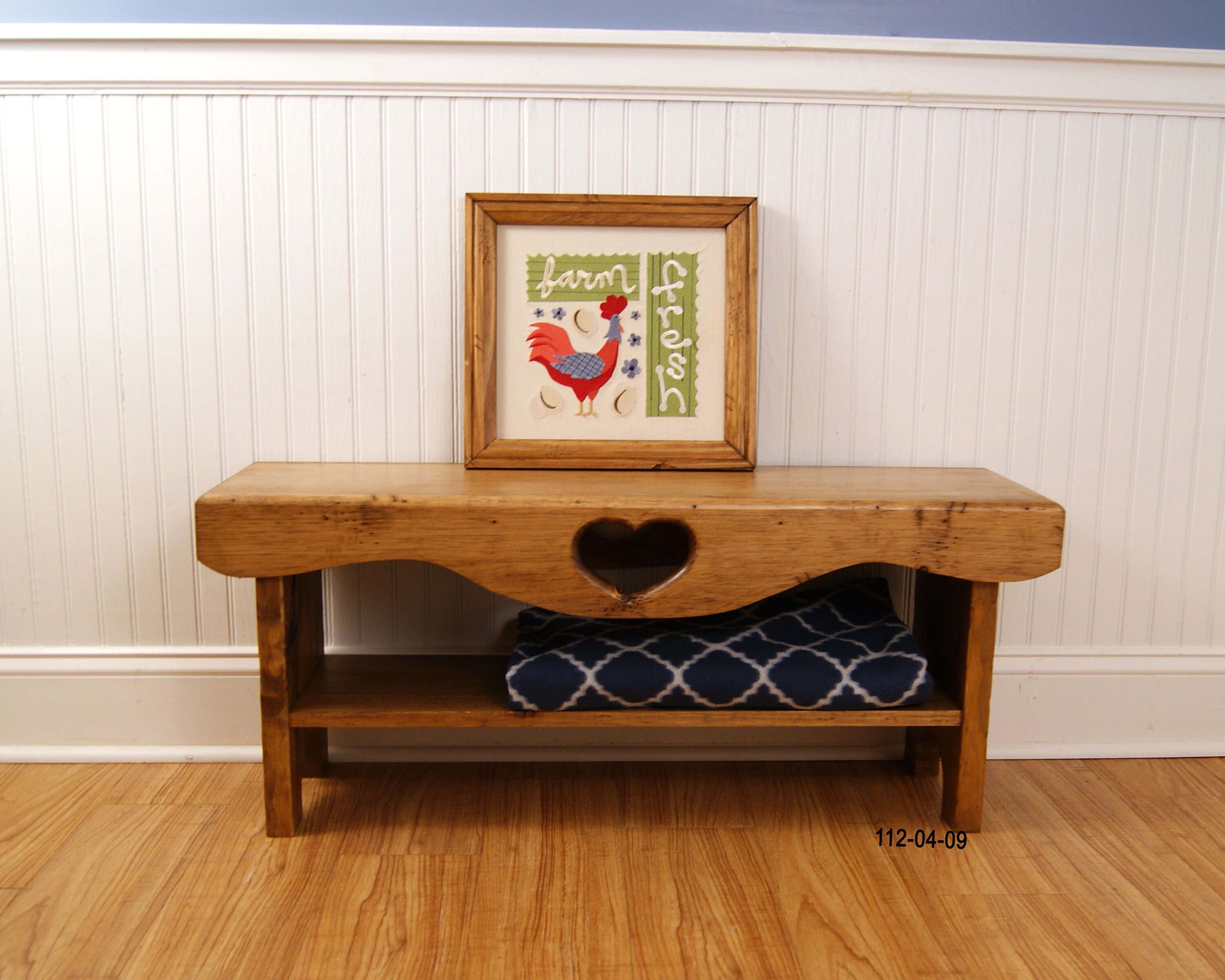 Farm Fresh Decor, Rooster Decor, Embroidered Art Framed, Rooster Art ...