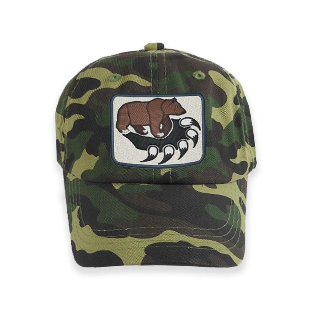 Bear Hat, Bear Paw Cap, Personalized Hat, Personalized Cap ...