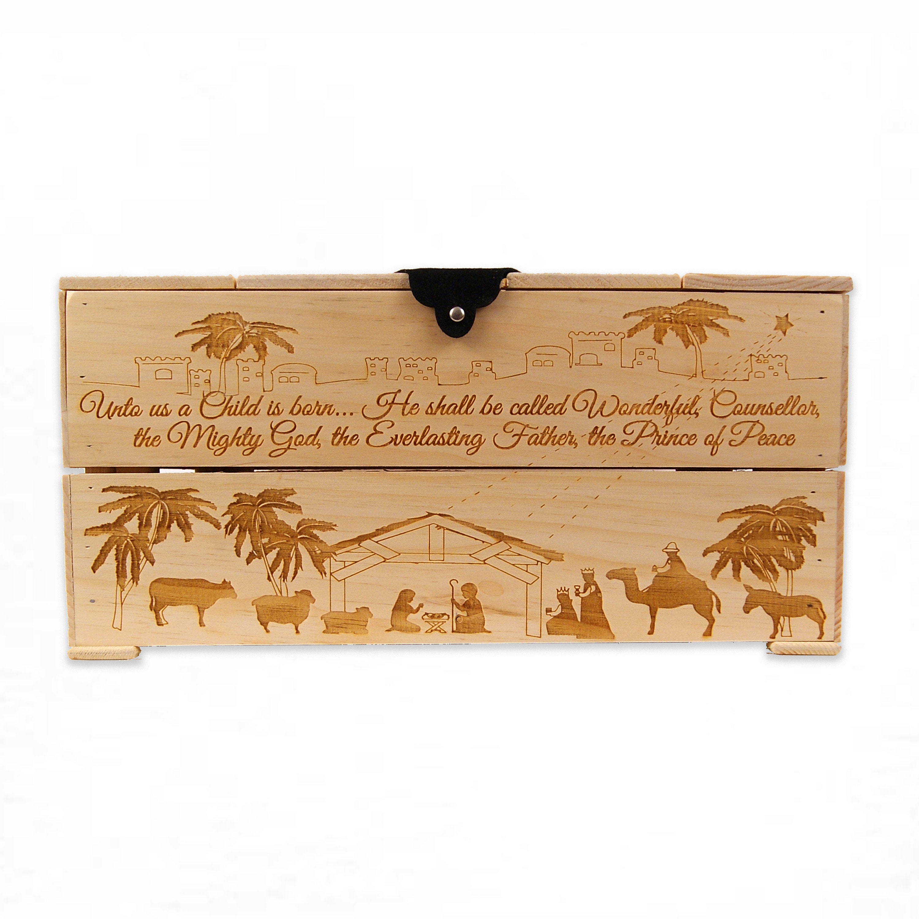 Christmas Crate, Nativity Crate, Scripture Box, Birth of Jesus Design ...