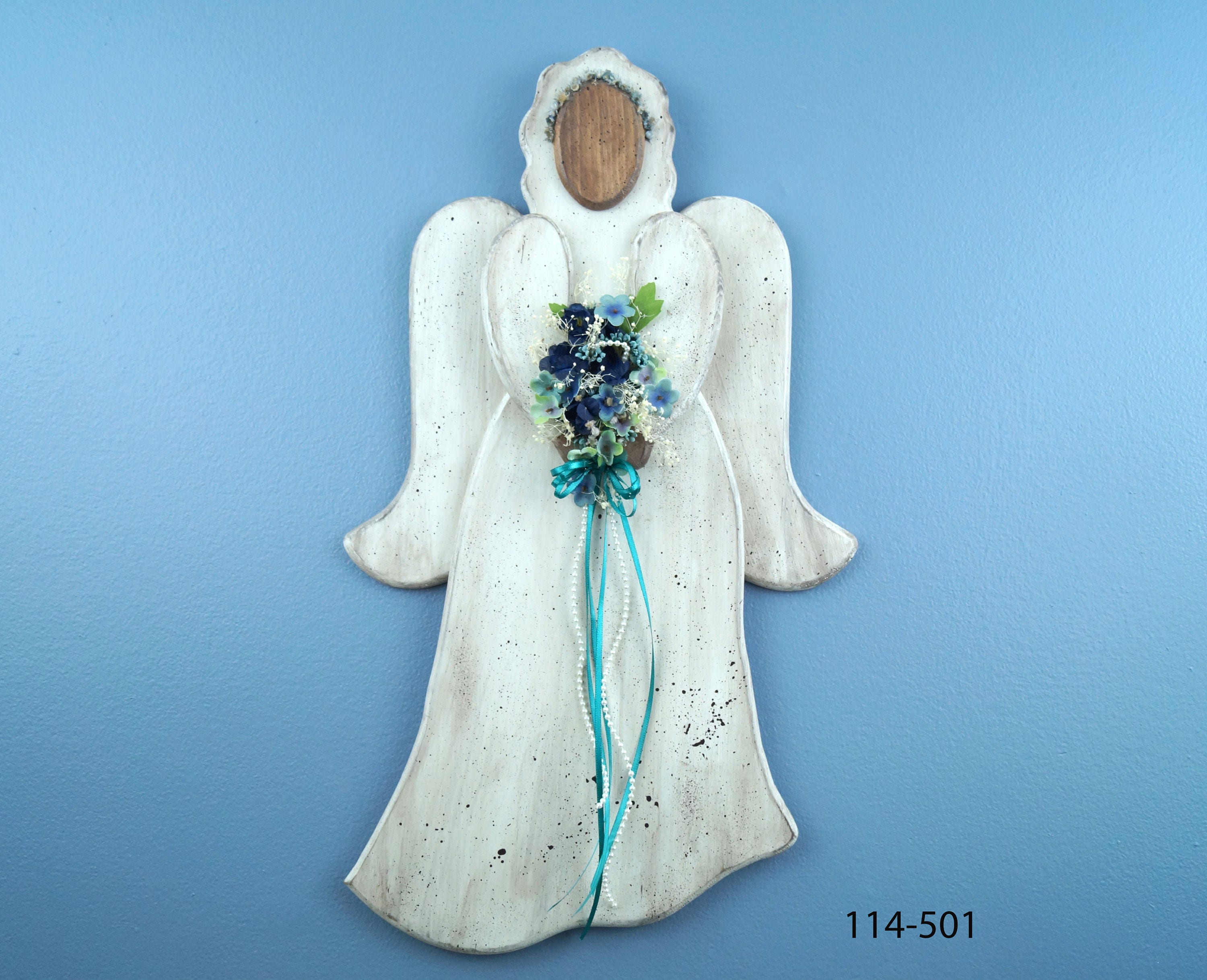 Farmhouse Style Angel, Country Wooden Angel, Distressed Wood Angel ...
