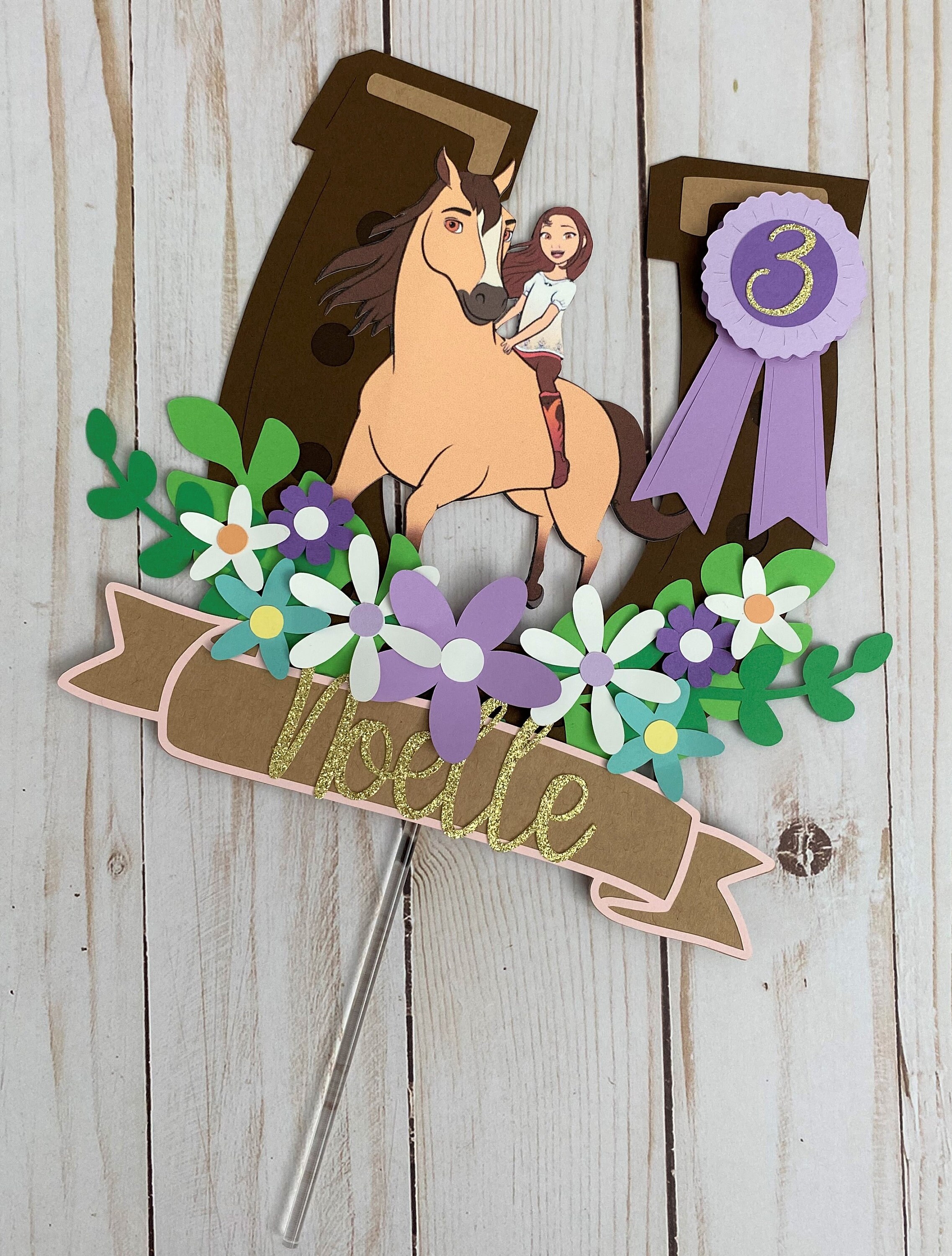 Spirit Riding Free Cake Topper Spirit Riding Free Spirit | Etsy