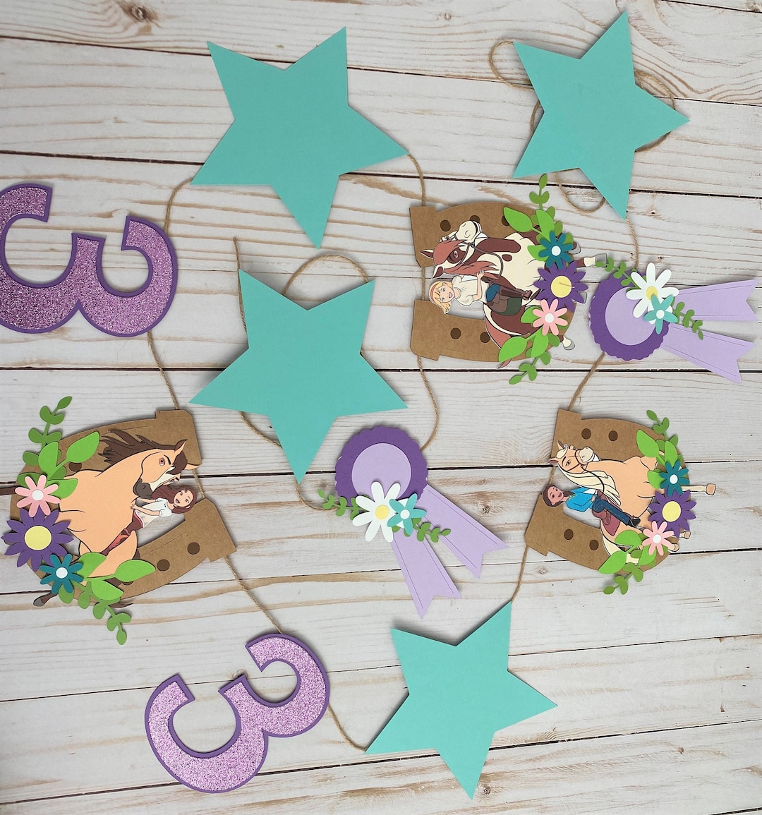 Spirit Riding Free Garland, Spirit Riding Free, Spirit Decorations ...