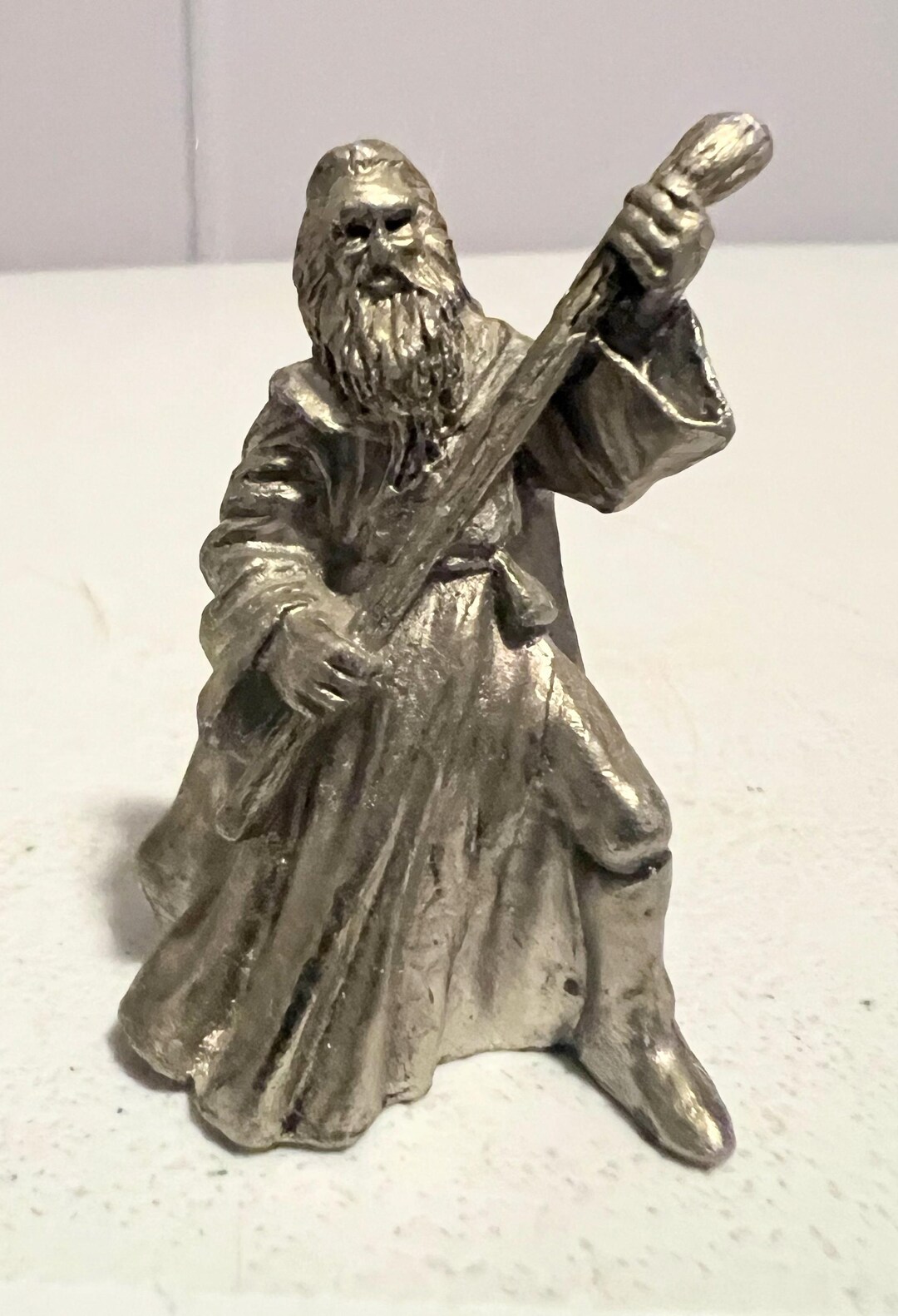 Vintage Pewter Moon Wizard Figurine by A. G. Slocombe Tudor - Etsy