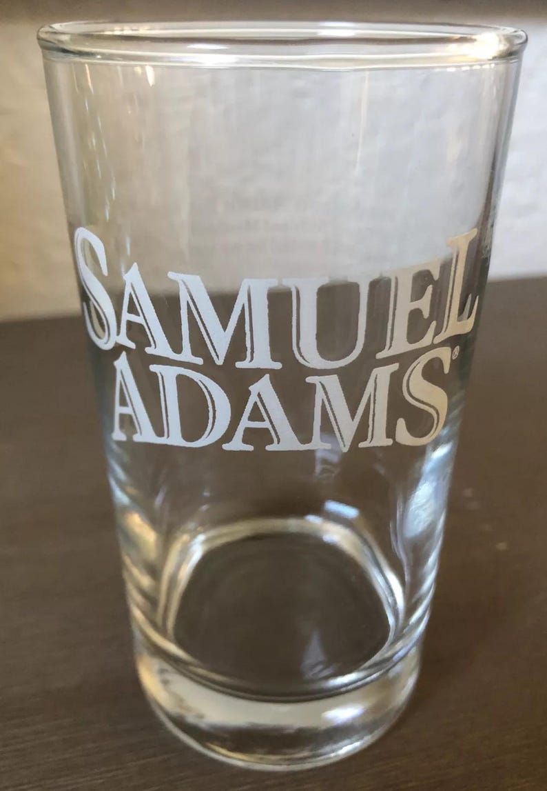 Samuel Adams Boston Lager Set of 2 Taster Beer Glasses 2011 - Etsy