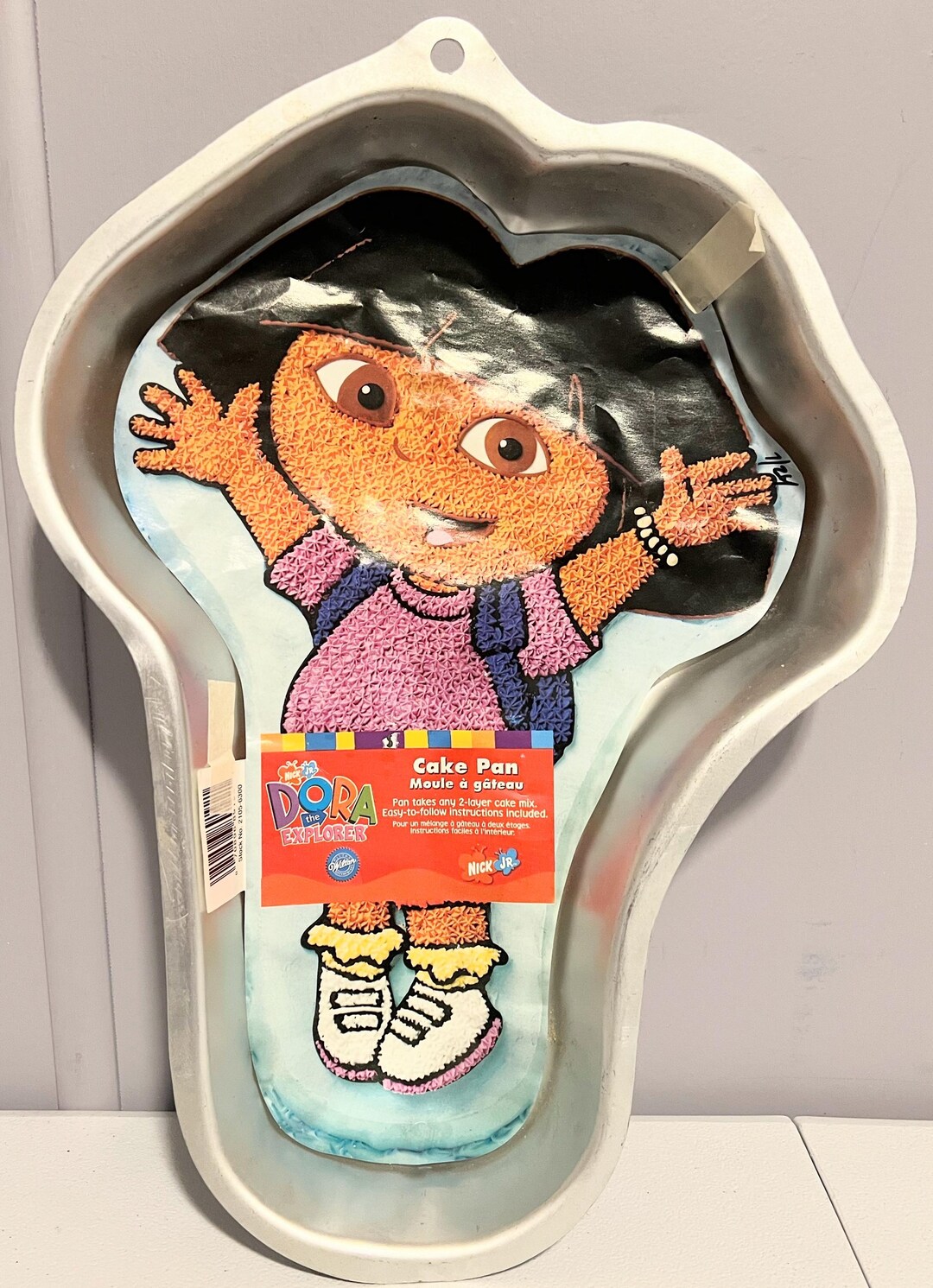 Vintage Dora the Explorer Cake Pan 2003 Wilton Nickelodeon Mold 2105 ...