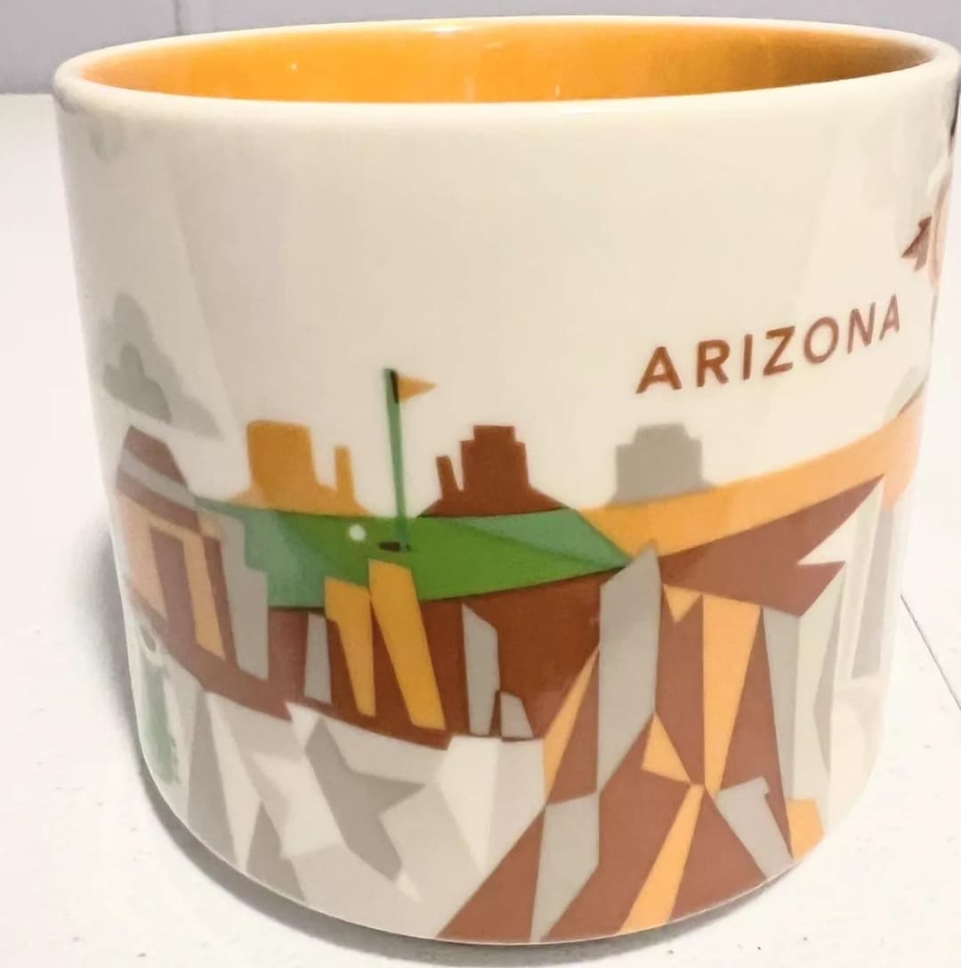 Arizona Starbucks Coffee Tea Mug 14 Oz you Are Here Collection 2015 YAH ...
