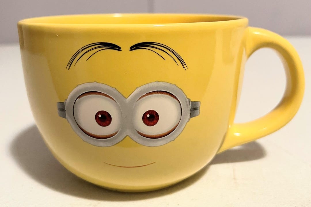 Despicable Me Minion Carl & Dave 24 Oz. Ceramic Soup Mug - Etsy