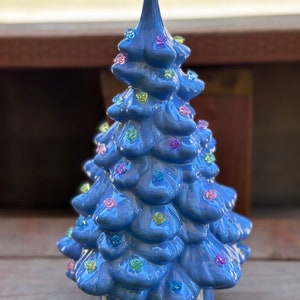 Hand Painted Ceramic Spring Tree 11.5” With Rosebud Lights - Etsy