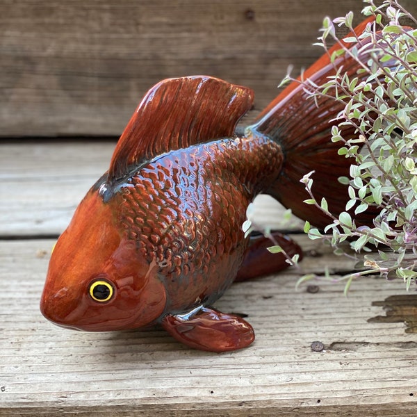 Ceramic Goldfish - Etsy