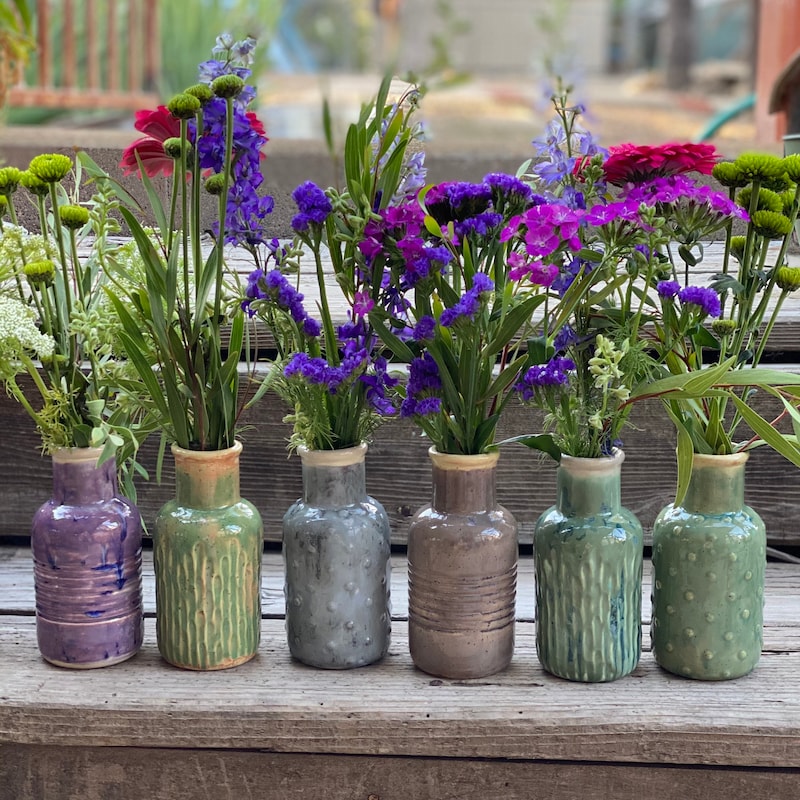 Ceramic Bud Vase - Etsy