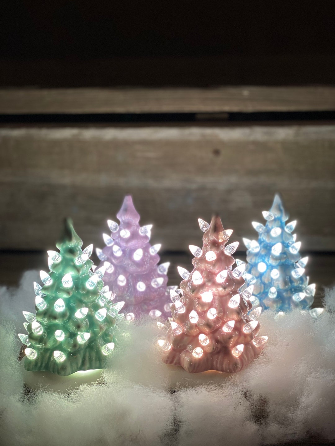 Hand Painted Pastel Ceramic Light up Tree (5.5 Inch) | Affordable ...