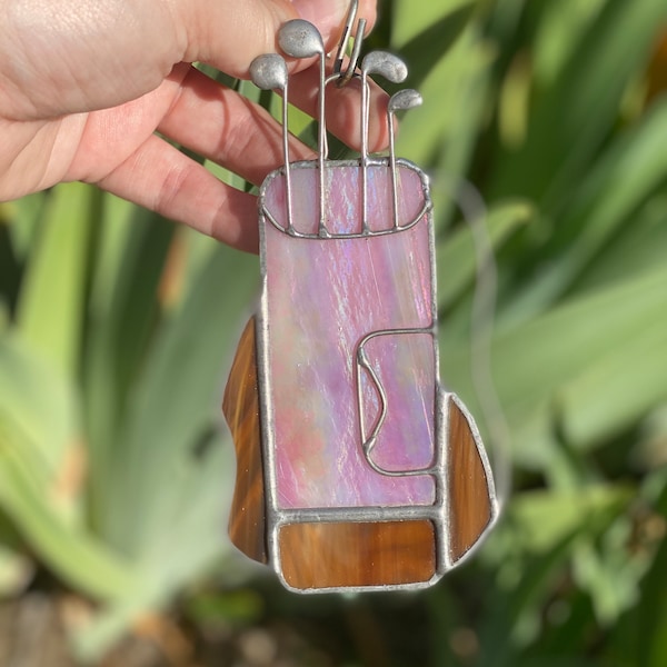 Stained Glass Art Golf - Etsy
