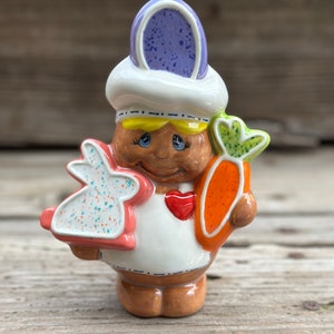 Holiday Ceramic Gingerbread Baker Statue | Valentine’s Day | St ...