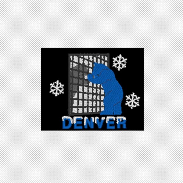 Denver Blue Bear Art - Etsy
