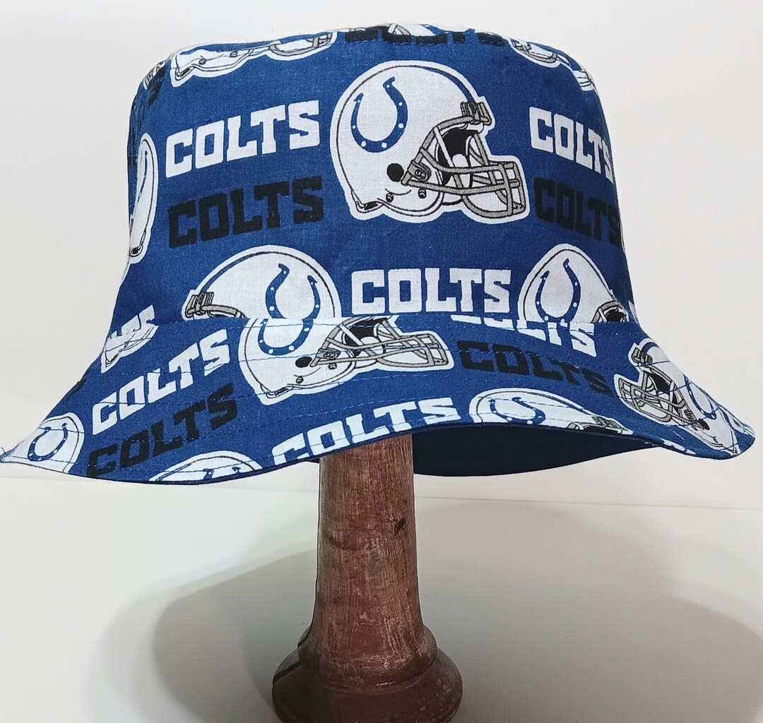 Indianapolis Colts Bucket Hat, Handmade, Reversible, Sizes S-XXL ...