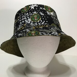 US Army Bucket Hat, Reversible, Army Theme Gift, Handmade, Unisex Sizes ...