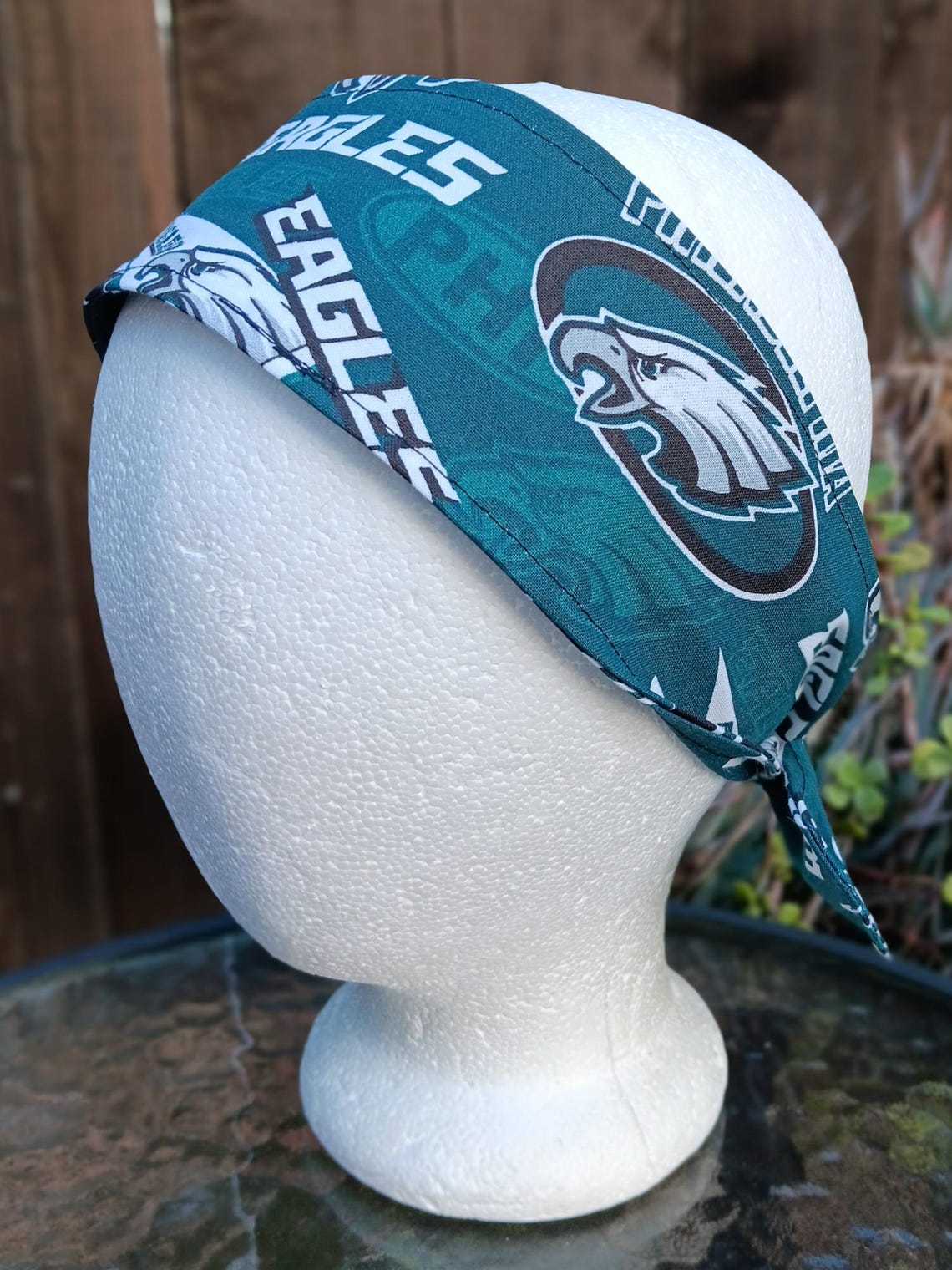 3” Wide Philadelphia Eagles Headband, Handmade, Hair Wrap, Pin up Style ...