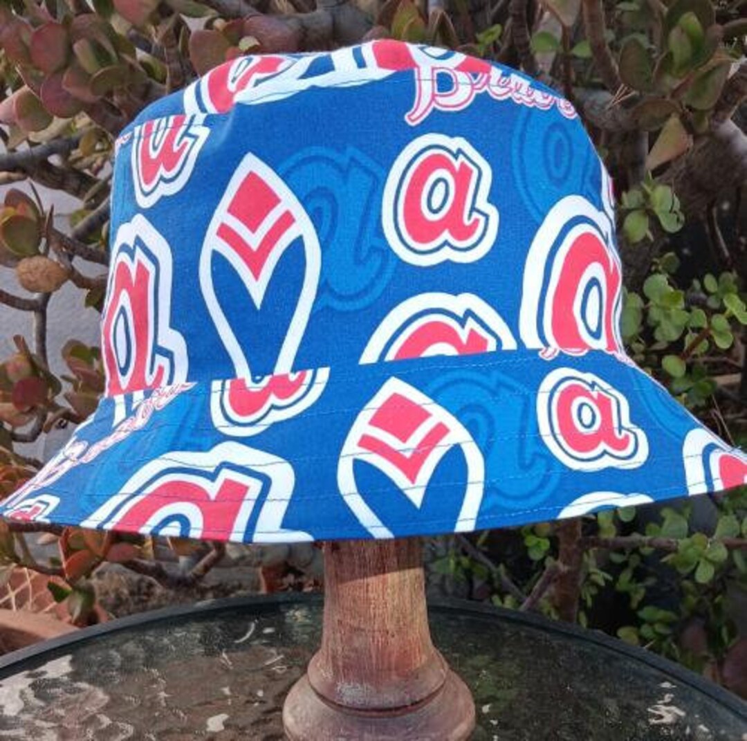 Atlanta Braves Bucket Hat Reversible to Red Sizes S-XXL - Etsy