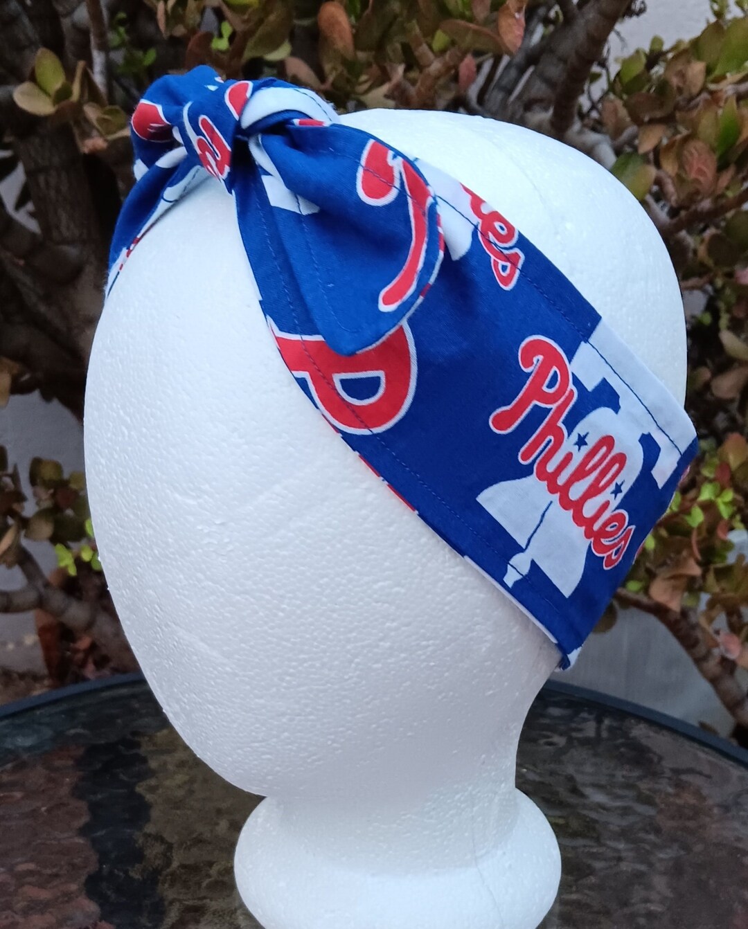 3” Wide Philadelphia Phillies Headband, Handmade, Hair Wrap, Pin up ...