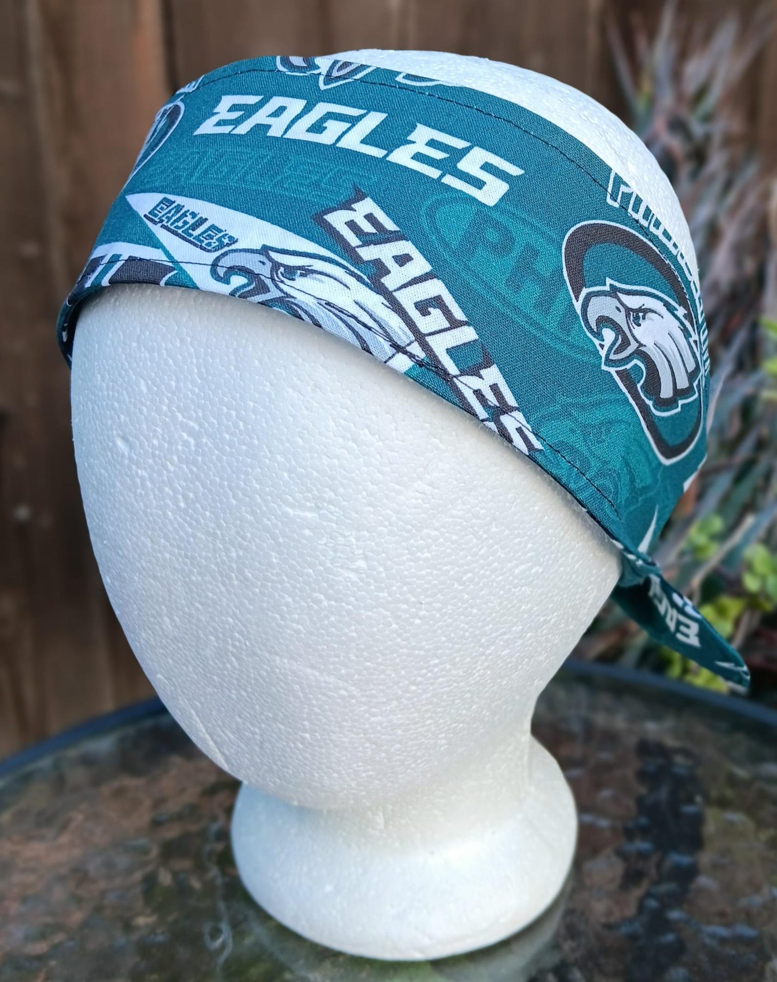 3” Wide Philadelphia Eagles Headband, Handmade, Hair Wrap, Pin up Style ...