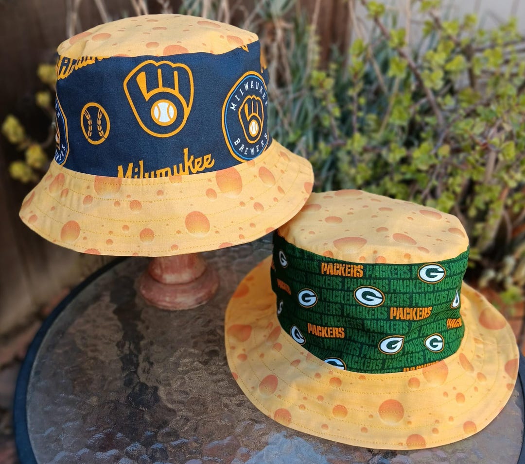 Handmade Milwaukee Brewers / Bucks / Green Bay Packers Cheese Bucket ...