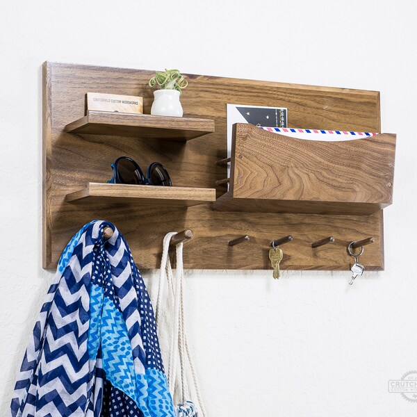 Wood Wall Organizer - Etsy