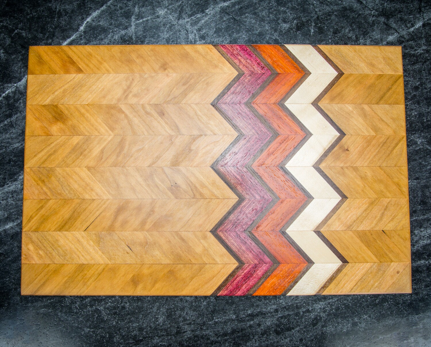 Chevron Cutting Board Cherry Cutting Boards Butcher Block - Etsy