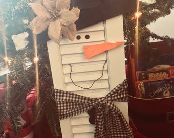 Rustic snowman | Etsy