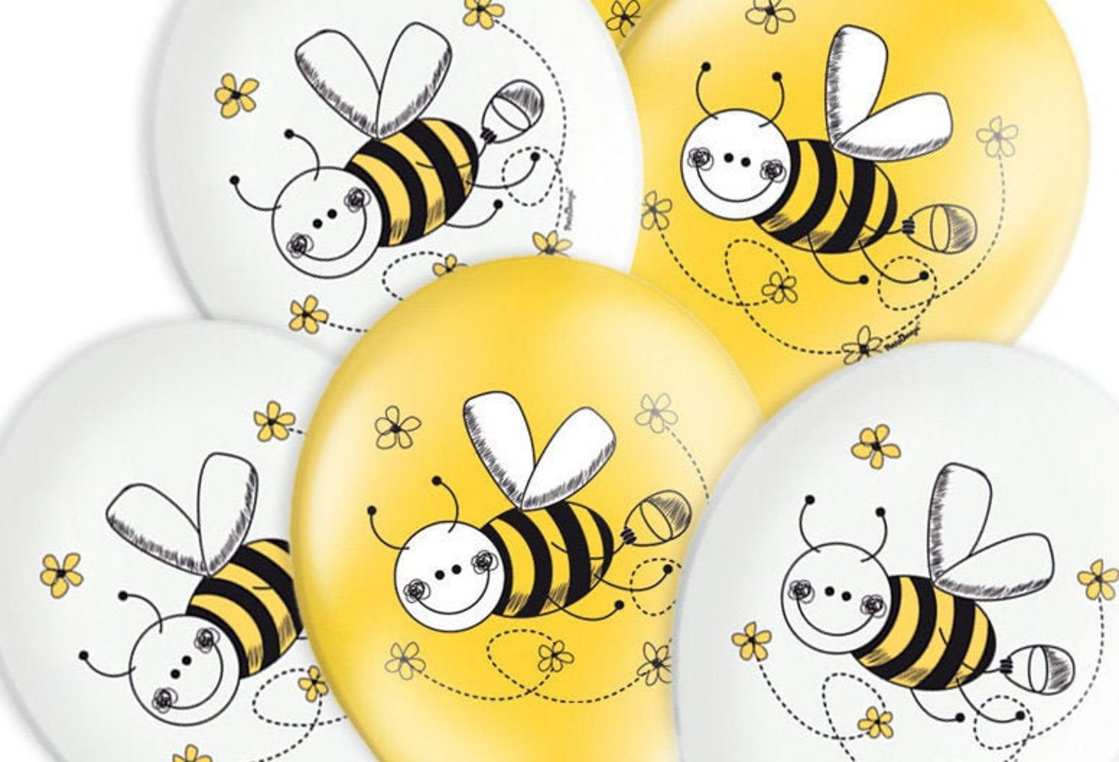 Bee Balloons Kids Party Decorations Happy Birthday Girls Boy - Etsy