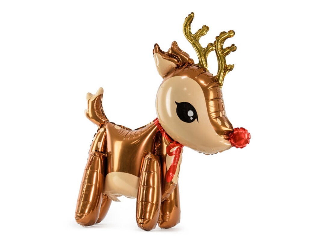 Foil Balloon Deer Party Decorations Kids New Year Christmas Birthday ...