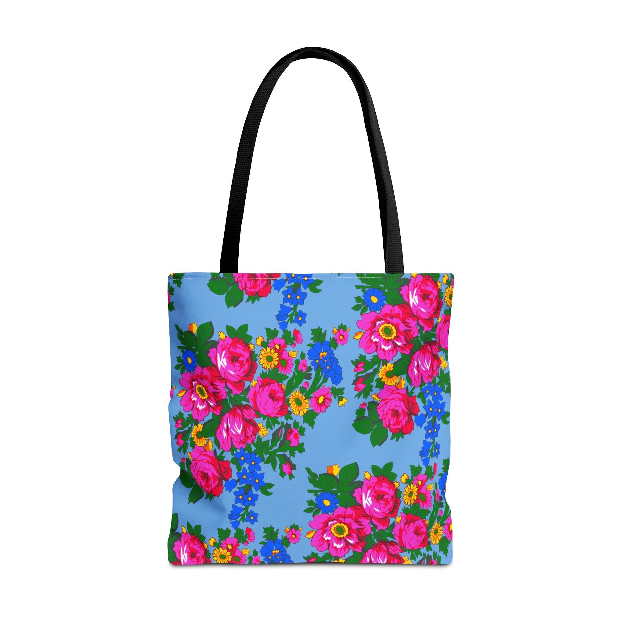 Floral Masani, Sani, Kokum, Babushka Pattern Tote - 5 Colors - 3 Sizes ...