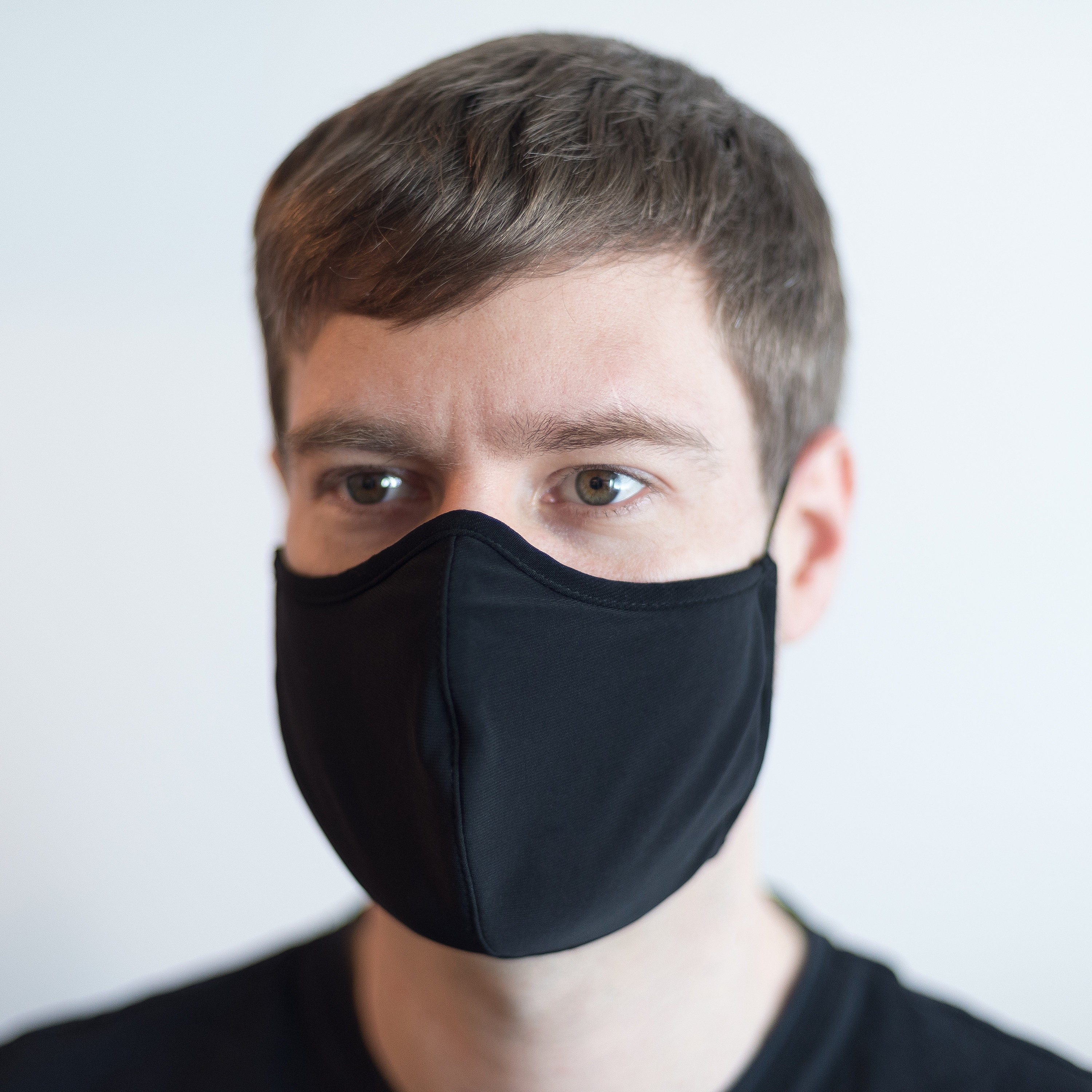Protective Face Mask Unisex Triple Layer Washable Bane Fit, Elastic ...