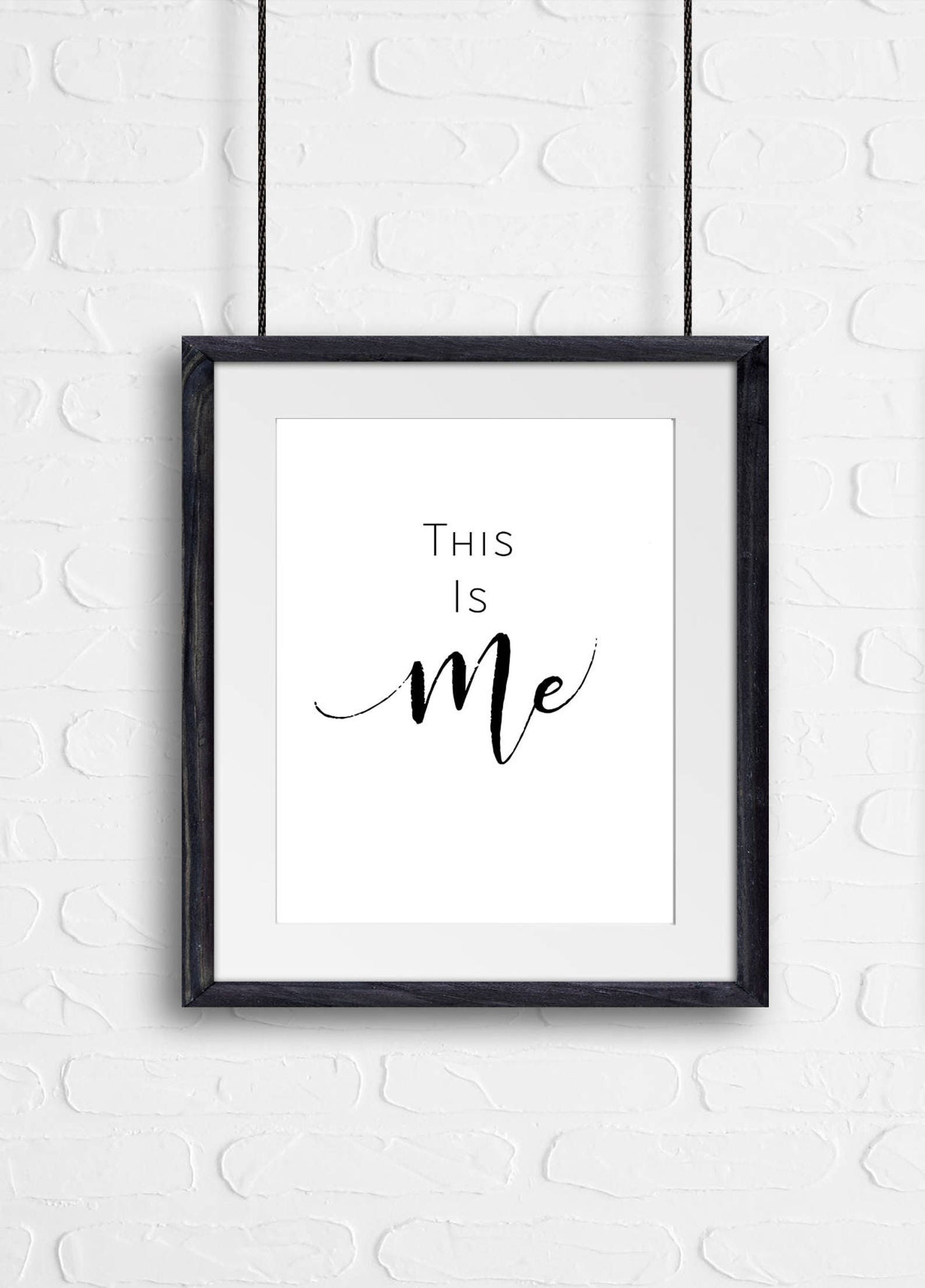 This is Me Download, Greatest Showman Wall Art, Minimal Wall Decor ...