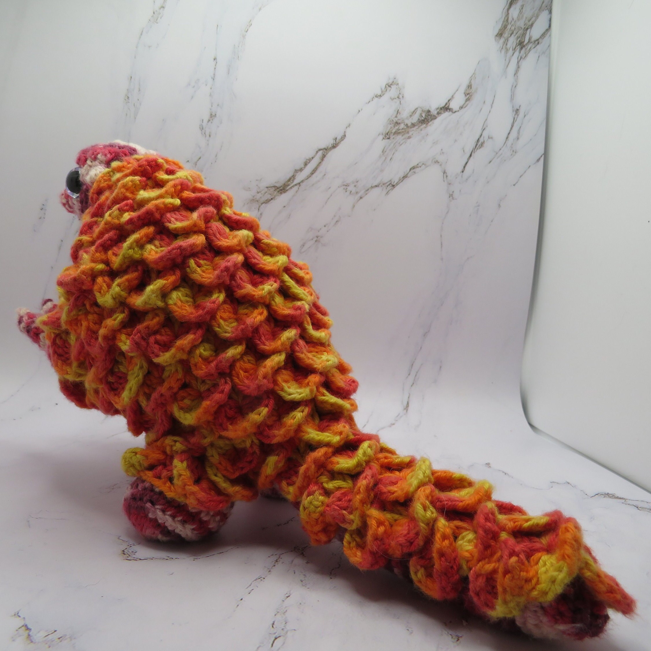 Berry Sweet Pangolin Amigurumi Desk Buddy Endangered Species Art - Etsy