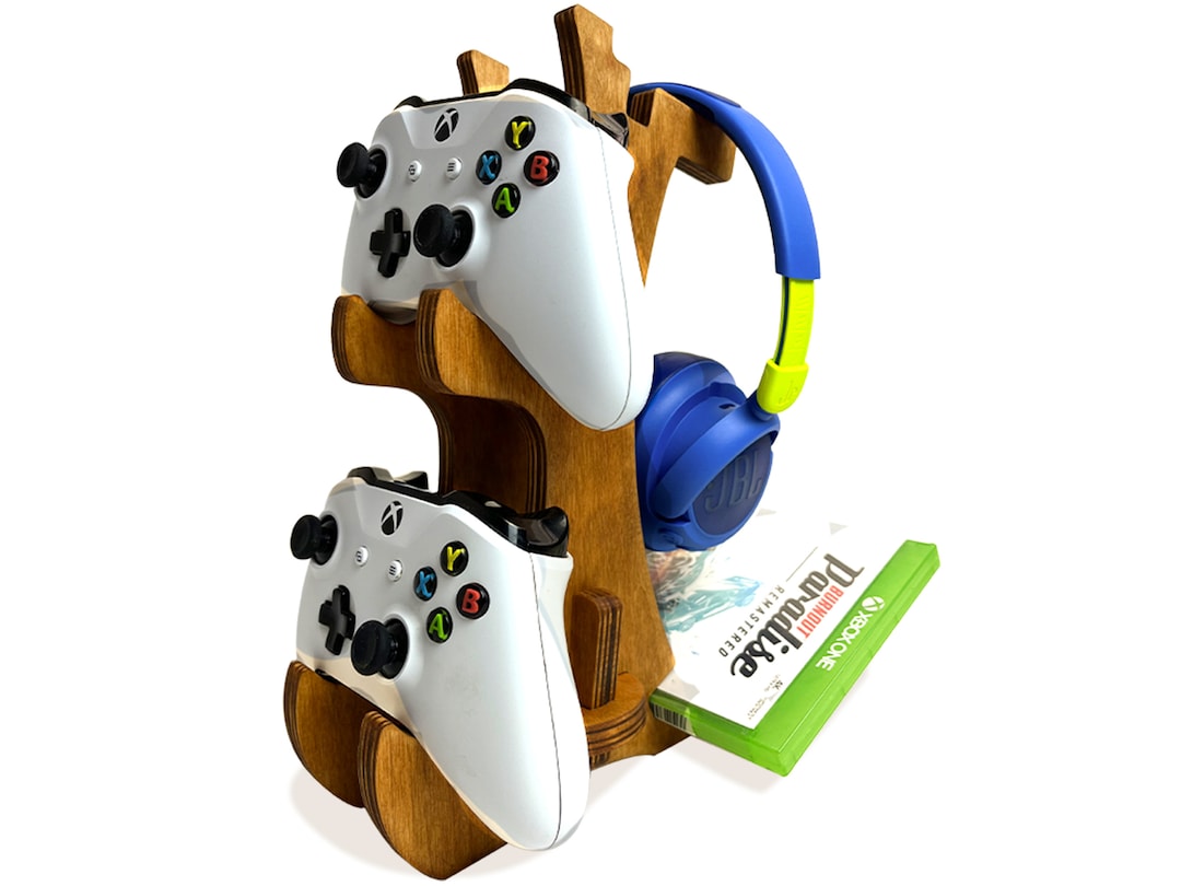 Wooden Universal Dual Game PS5 Controller Stand - Birthday Gifts ...