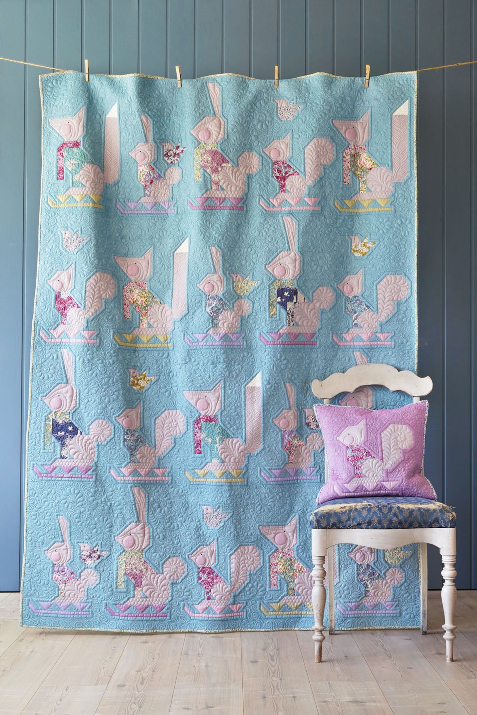 TILDA WINTER FUN Squirrel Pillow Kit in Olive Tilda Woodland | Etsy