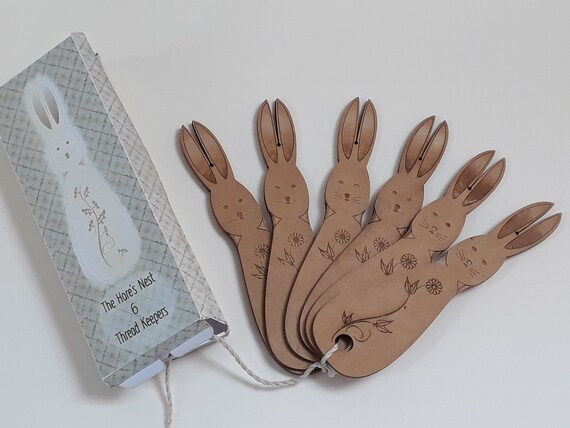 Sewing & Fiber Rabbit Thread Winders Hare's Nest Stitchery THREAD ...
