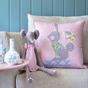 TILDA WINTER FUN Squirrel Pillow Kit in Olive Tilda Woodland | Etsy