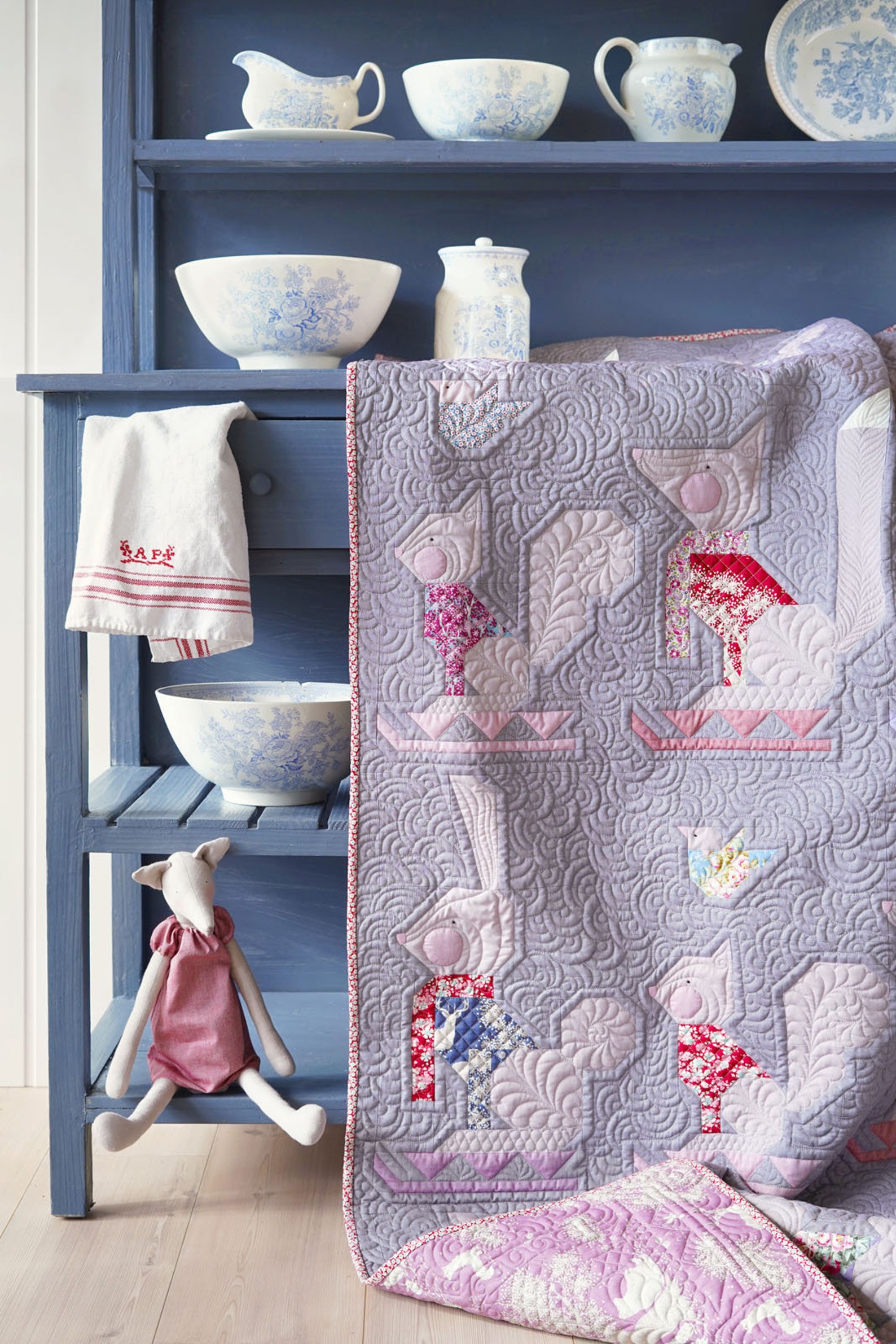 TILDA WINTER FUN Squirrel Pillow Kit in Olive Tilda Woodland | Etsy