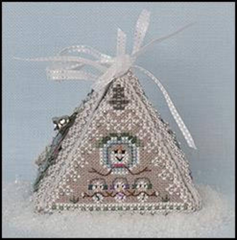 FROSTY WINTER MOUSE in a House Just Nan Frosty Snow Mouse | Etsy