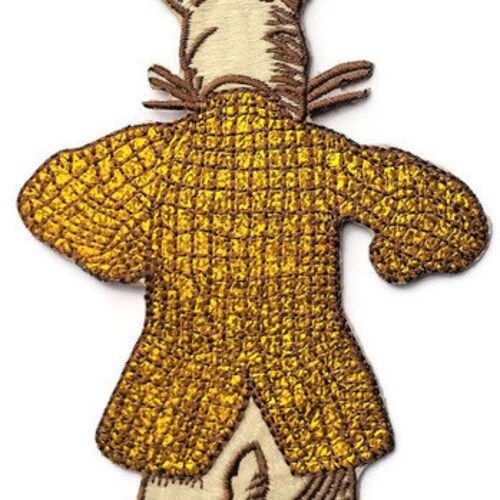 White Rabbit Alice in Wonderland Metallic Gold Embroidered | Etsy