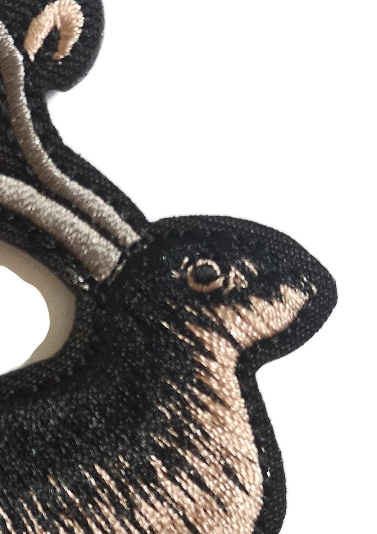 Medieval Manuscript Art Embroidered Patch Hare With Flower - Etsy