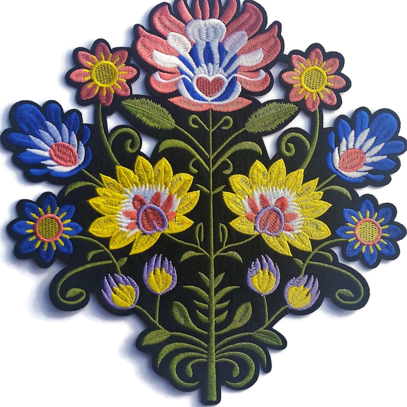Large Embroidered Patch - Etsy