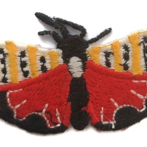 Embroidered Insect Patches Butterfly Beetle Moth Scarab Cicada Maybug ...