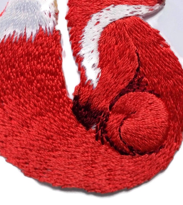 Pair Embroidered Red Fox Patches Iron on Countryside Applique - Etsy