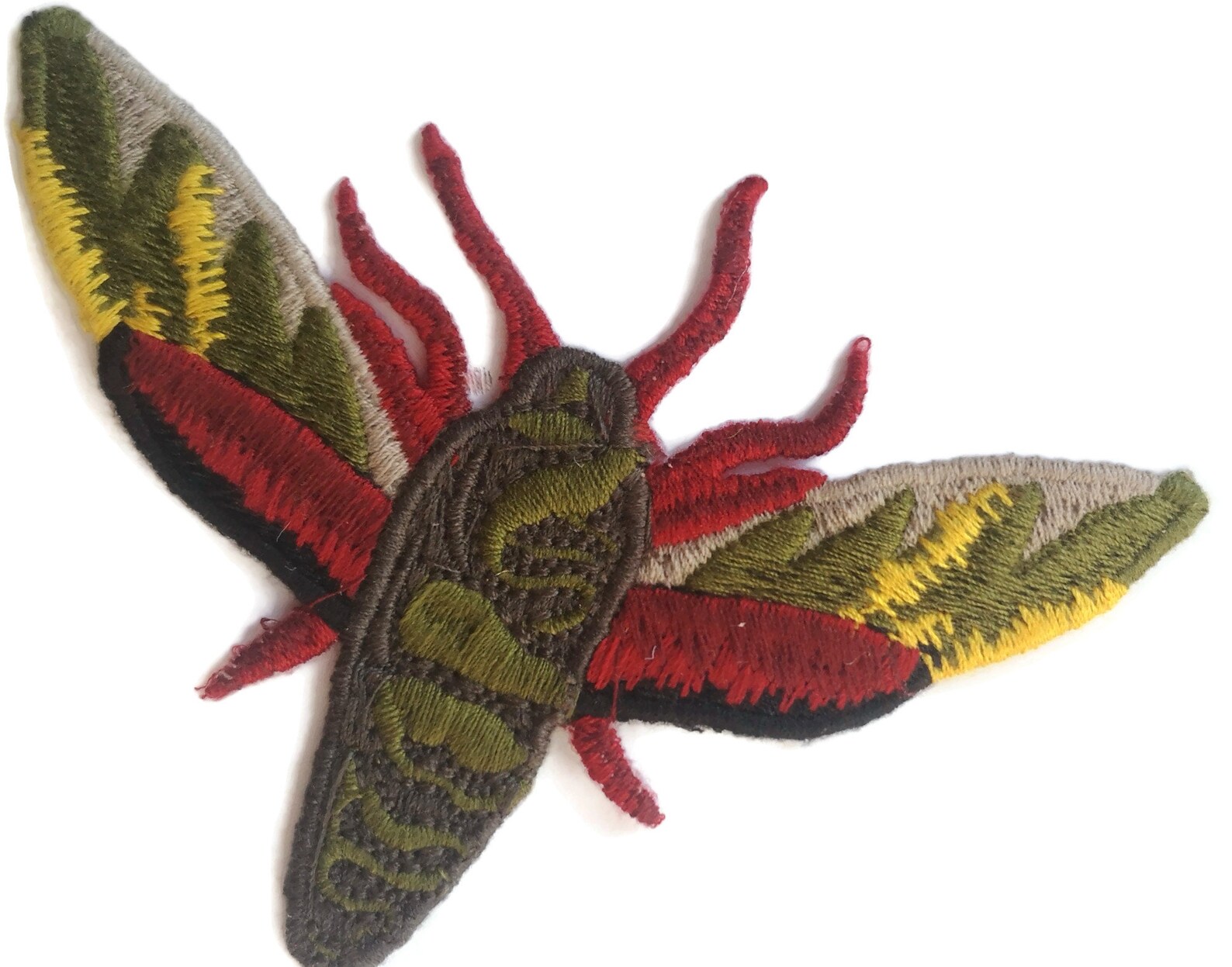 Embroidered Insect Patches Butterfly Beetle Moth Scarab Cicada - Etsy