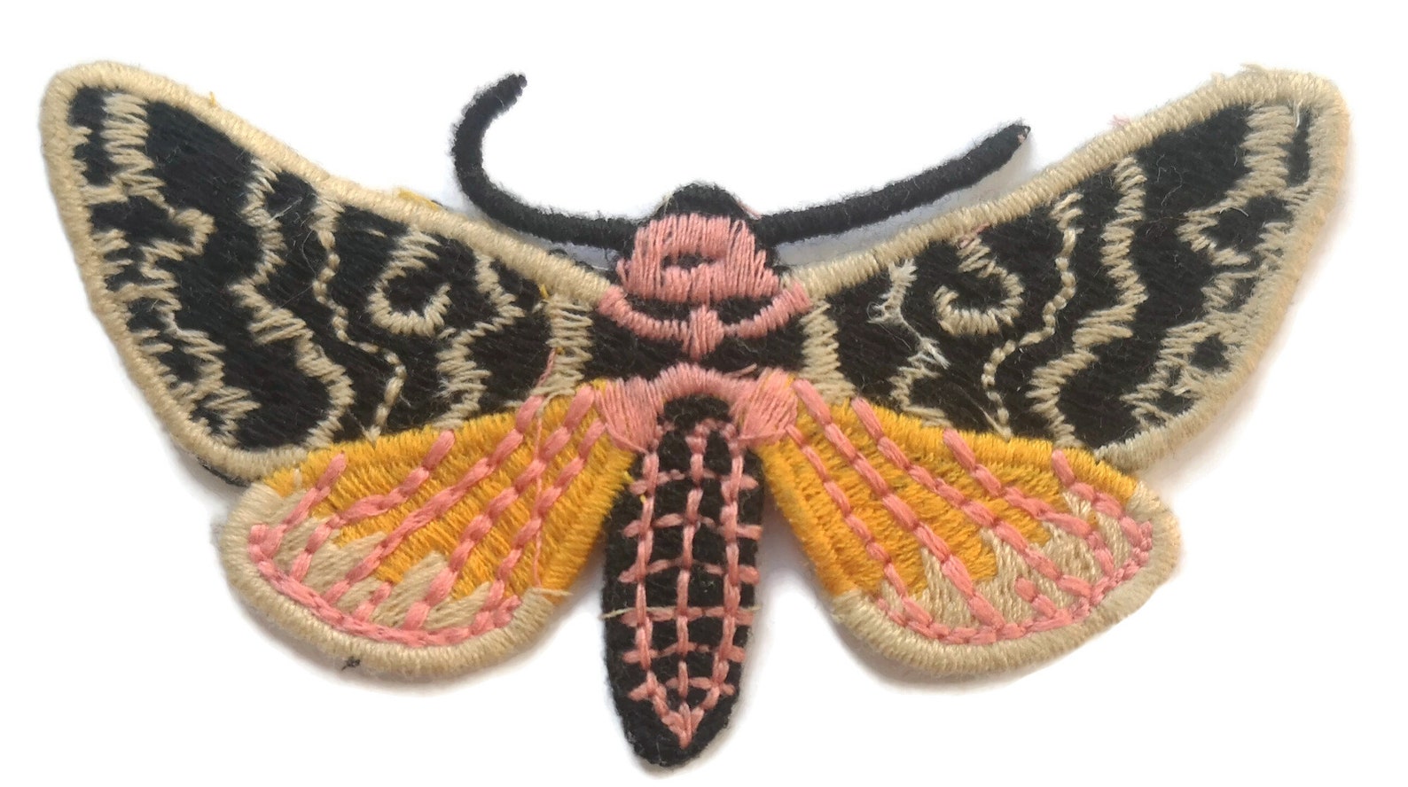 Embroidered Insect Patches Butterfly Beetle Moth Scarab Cicada - Etsy